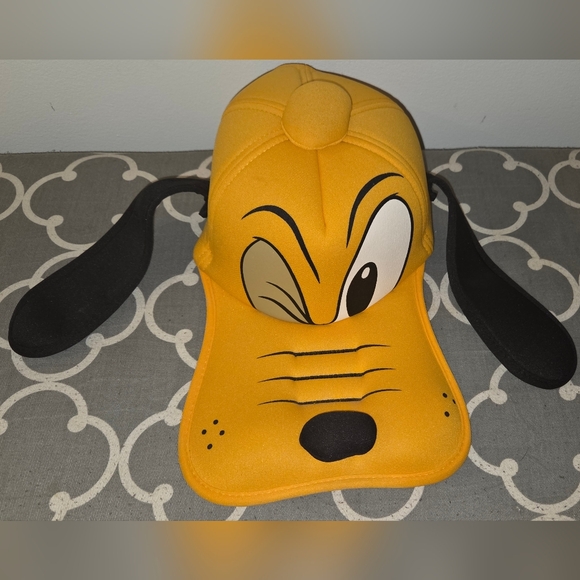 Disney | Accessories | Nwt Authentic Disney Parks Pluto Cartoon Character Hat With Long Black ...